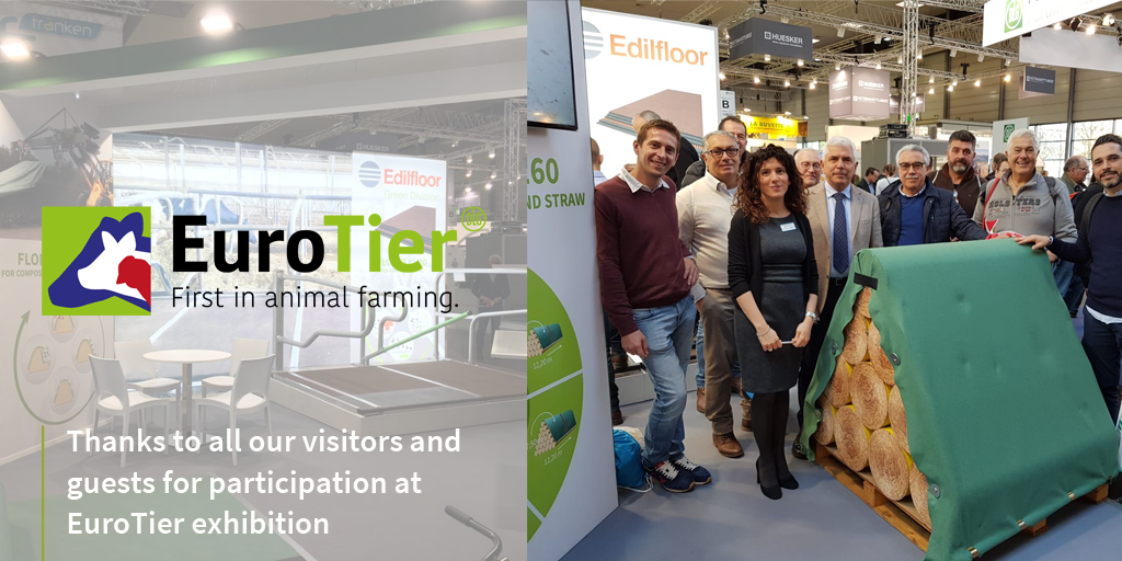 THANKS FOR VISITING US AT EUROTIER EXHIBITION - Edilfloor
